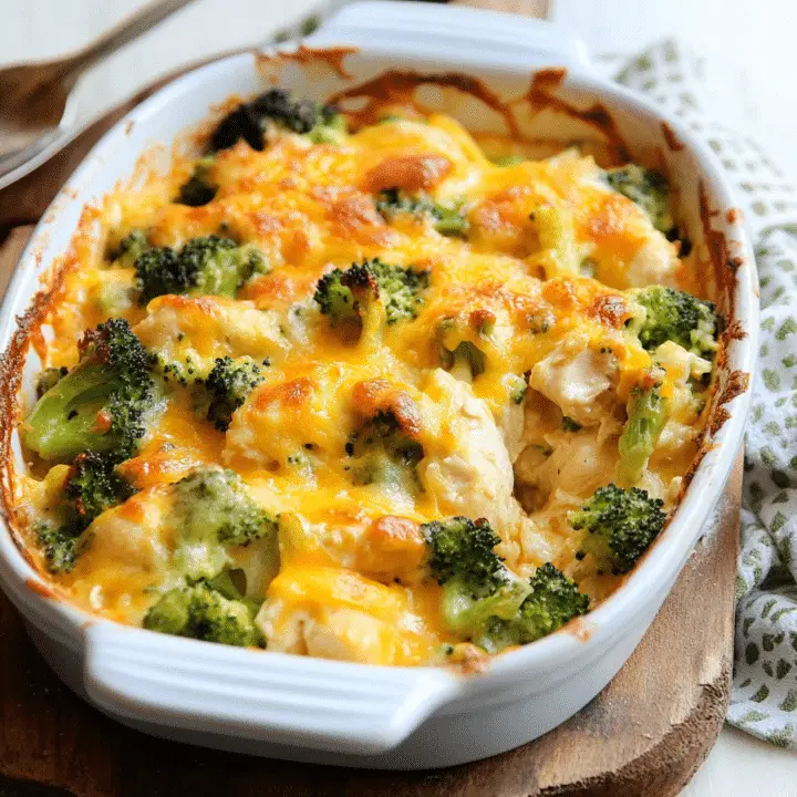 Chicken Broccoli Bake Recipe - sandyrecipes.com