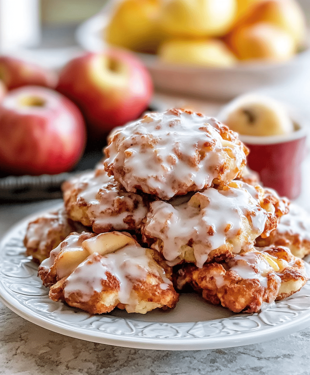 Baked Apple Fritters Recipe - sandyrecipes.com