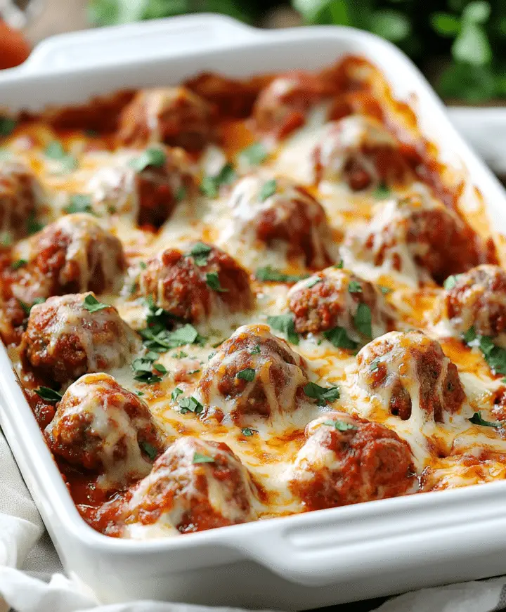Dump And Bake Meatball Casserole Recipe - sandyrecipes.com