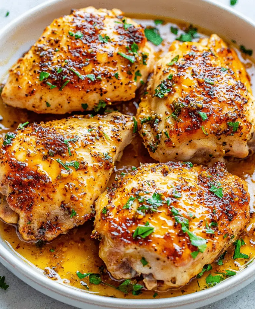Garlic Butter Chicken Recipe - sandyrecipes.com