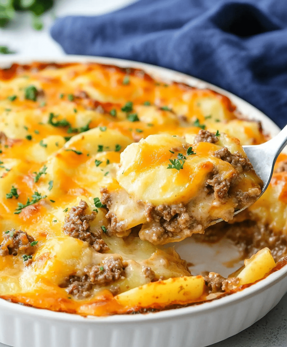 Ground Beef Casserole With Potatoes Recipe - sandyrecipes.com