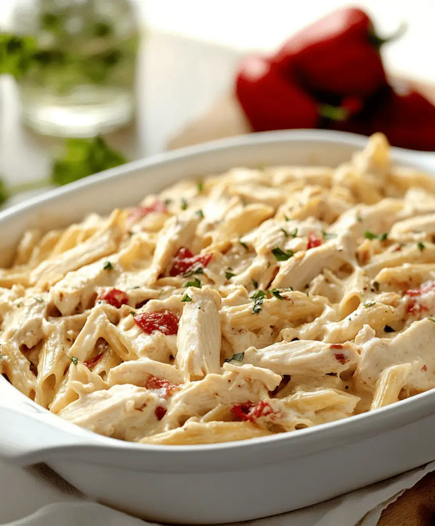 Cheesy Chicken Pasta Recipe Recipe - sandyrecipes.com