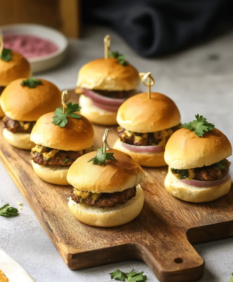Mini Sliders Recipe - sandyrecipes.com
