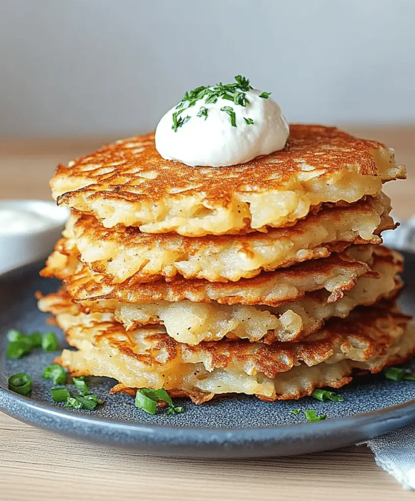 German Potato Pancakes Recipe - sandyrecipes.com