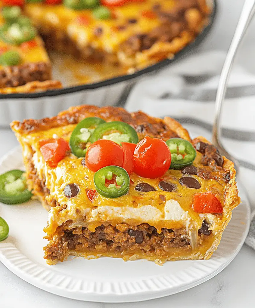 Impossible Taco Pie Recipe - sandyrecipes.com