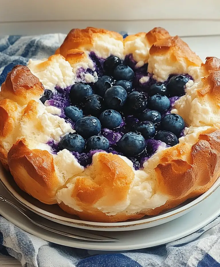 Blueberry Fluffy Cottage Cheese Cloud Bread Recipe - sandyrecipes.com