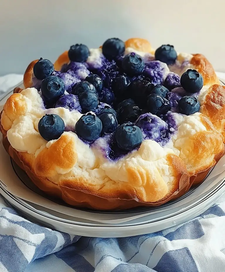 Blueberry Fluffy Cottage Cheese Cloud Bread Recipe - sandyrecipes.com