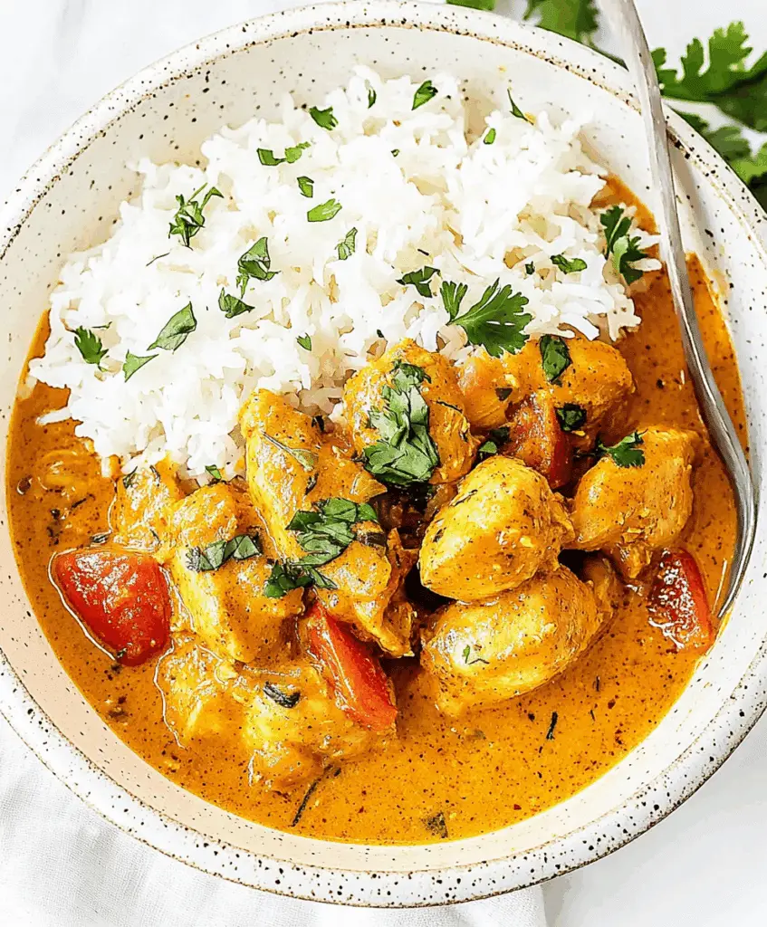 Coconut Curry Chicken Recipe - sandyrecipes.com