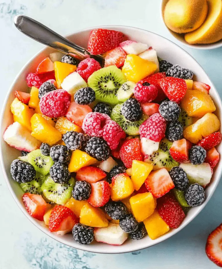 Perfect Summer Fruit Salad Recipe - sandyrecipes.com