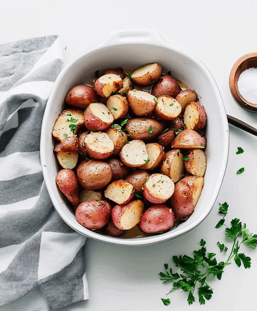 Roasted New Red Potatoes Recipe - sandyrecipes.com