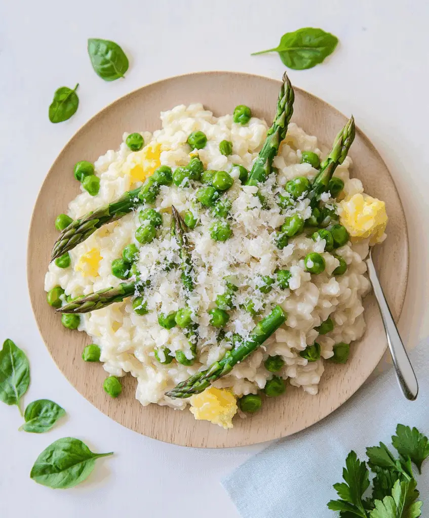 Asparagus Risotto Recipe - sandyrecipes.com
