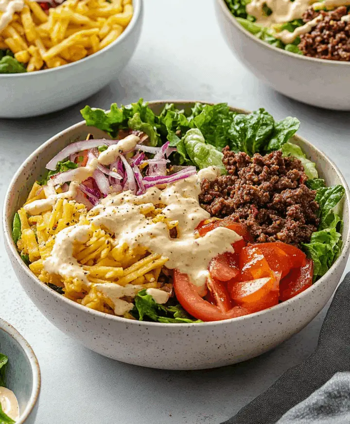 Burger Bowls Recipe - sandyrecipes.com
