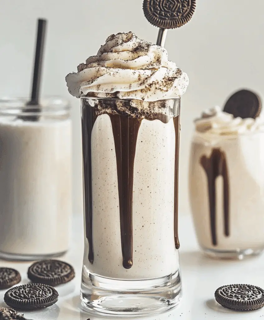 Oreo Milkshake Recipe - sandyrecipes.com
