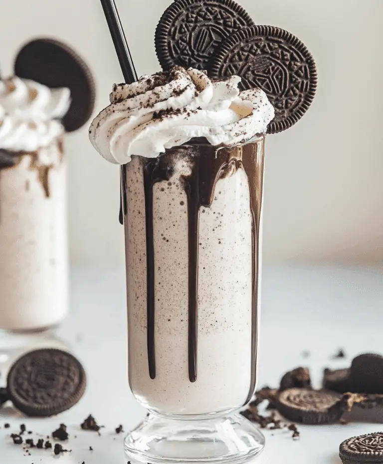 Oreo Milkshake Recipe - sandyrecipes.com